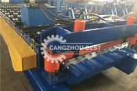 China Metal Corrugated Floor Deck Roll Forming Machine For Rolling Steel Structural Building Material for sale