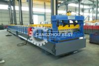 China Metal Corrugated Floor Deck Roll Forming Machine For Rolling Steel Structural Building Material for sale