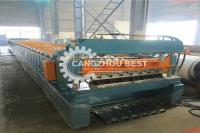 China Colored Steel Plate / Galvanized Board Sheet Roll Forming Machine With 30 Groups Rollers for sale