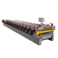 China Professional Galvanized Steel Floor Deck Roll Forming Machine High Speed 10-15m / Min for sale