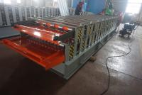 China Professional Galvanized Steel Floor Deck Roll Forming Machine High Speed 10-15m / Min for sale