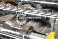 China PLC Control Metal Deck Roll Forming Machine With 21 Forming Stations for sale