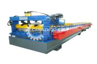 China PLC Control Metal Deck Roll Forming Machine With 21 Forming Stations for sale