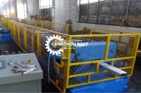 China Chain Drive Gi Seamless 7.5kw Gutter Roll Forming Machine for sale