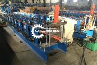 China Galvanized Sheet Gutter Roll Forming Machine For Roof Cap , Metal Ridge for sale