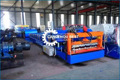 China Color Steel IBR Roof Tile Cold Making Roll Forming Machine for sale