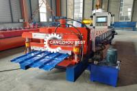 China Ppgi Metal Roof Tile Roll Forming Machine Cold Steel Sheet Making for sale