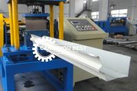 China Steel Rain Water Gutter Equipment Cold Roll Forming Machine With Chain Transmission for sale