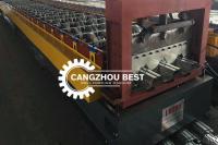 China Coil Width 1250mm Metal Steel Galvanized Floor Decking Sheet Making Roll Forming Machine for sale