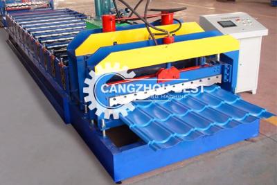 China Building Material Glazed Tile Roll Forming Machine Single Sink Zinc Sheet Metal for sale