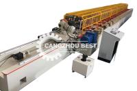 China Germany Steel Profile Soffit Panel Pipe Type Down Spout Roll Forming Machine for sale