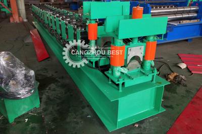 China Metal Galvanized Color Steel Profile Ridge Cap Roll Forming Machine 380V for sale