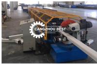 China Aluminum Square Pipe 10m/min Roudn Shape Down Spout Roll Forming Machine for sale