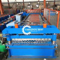 China 20m / Min Glazed Roofing Sheet Corrugated Roll Forming Machine for sale