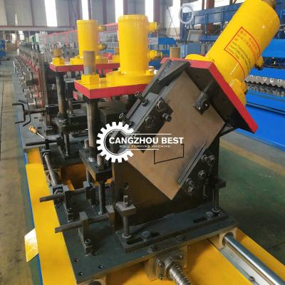 China Gypsum Ceiling Metal Section C / U Profile Stud And Track Roll Forming Machine for sale