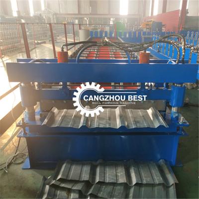 China 1250mm Aluminum Colored Steel PLC Ibr Roll Forming Machine for sale