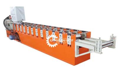China Hydraulic Cut  PLC System 0.6mm Shutter Door Forming Machine for sale