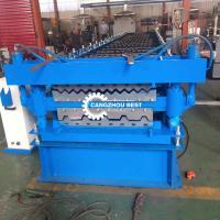 China 0.3mm 925mm Metal Roofing Panel Machine For IBR / Corrugatd Sheet for sale