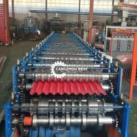 China 0.3mm 925mm Metal Roofing Panel Machine For IBR / Corrugatd Sheet for sale