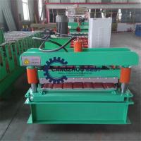 China 0.8mm 2 Years Warranty PPGI Roofing Sheet Roll Forming Machine for sale