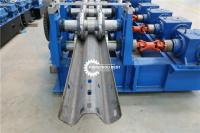 China Hot Dip Highway Guardrail 3.2mm Profile Roll Forming Machine for sale
