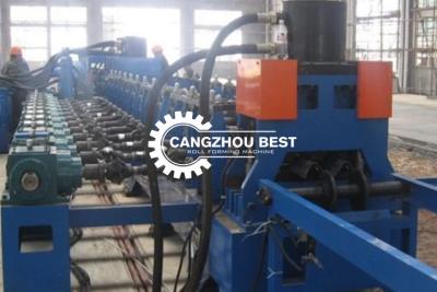 China 2.0mm steel 2 Waves W Beam Guardrail Machine for sale
