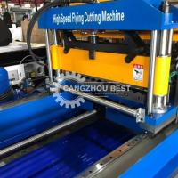 China Galvanized Steel 30m/Min 0.8mm Corrugated Sheet Making Machine for sale