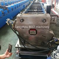 China 2*3 Inch House Material 3kw Downspout Roll Forming Machine for sale