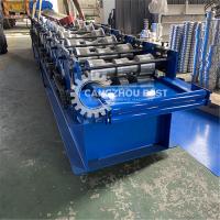 China PPGI Metal Tile Roofing 12m/Min Ridge Cap Roll Forming Machine for sale