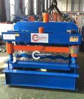 China 0.3-0.8mm Building Roof Tile Roll Forming Machine PLC Control for sale