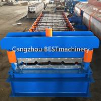China 70mm Metal Roofing Sheet 8.5kw Roll Forming Machine for sale