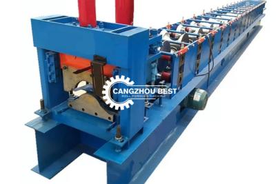 China PLC 15 Rows 6KW 0.6mm Ridge Cap Forming Machine for sale