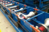China PLC 15 Rows 6KW 0.6mm Ridge Cap Forming Machine for sale
