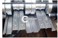 China 8m/Min Glaze 1.8mm Deck Roll Forming Machine for sale