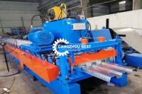 China Three Waves 0.7MM 30KW Deck Floor Roll Forming Machine for sale