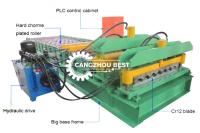 China Multifunctional 4mm Plc Color Steel Roll Forming Machine for sale