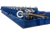 China Plc Hollow 3mm Highway Guardrail Roll Forming Machine for sale