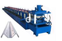 China 0.8mm Delta 22kw Highway Guardrail Roll Forming Machine for sale