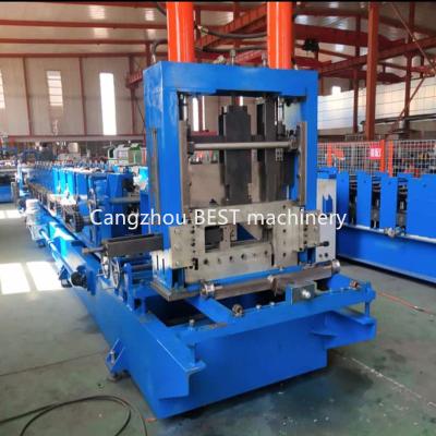 China Quick Interchangeable Hydraulic 16.5kw Cz Purlin Roll Forming Machine for sale