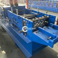 China Steel Door Frame Roll Forming Machine with Notch Hole Station for sale
