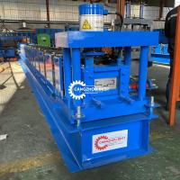 China Full Auto Steel Profile Frame Roll Forming Machine Hydraulic Punching for sale