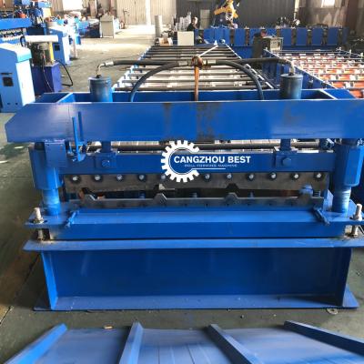 China 1200mm Hydraulic Trapezoidal Metal Sheet Roll Forming Machine for sale