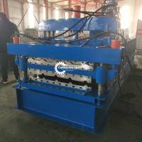 China 0.8mm Color Steel Double Layer Ibr Profile Roll Forming Machine for sale
