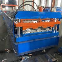 China 7.5kw Color Customized Steel Profile Deck Forming Machine Automatic for sale