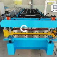 China 5v and Corrugated Roof Double Layer Deep Rib 0.3mm Steel Profile Roll Forming Machine for sale