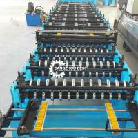 China 5v and Corrugated Roof Double Layer Deep Rib 0.3mm Steel Profile Roll Forming Machine for sale