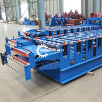 China 5v and Corrugated Roof Double Layer Deep Rib 0.3mm Steel Profile Roll Forming Machine for sale