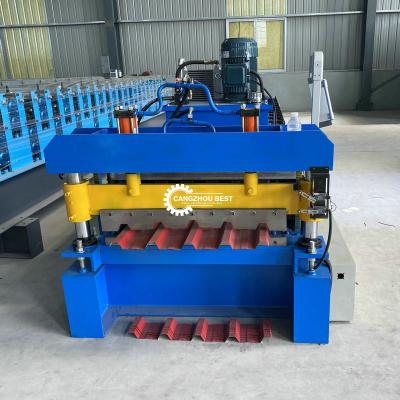 China 925mm Feeding Width PPGI Metal Roofing Roll Forming Machine for sale