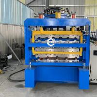 China 8-12m/Min Plc Roofing Sheet Roll Forming Machine for sale