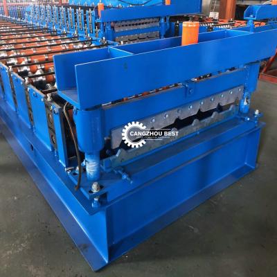 China Ibr Metal Steel R 0.3mm Panel Roll Forming Machine for sale